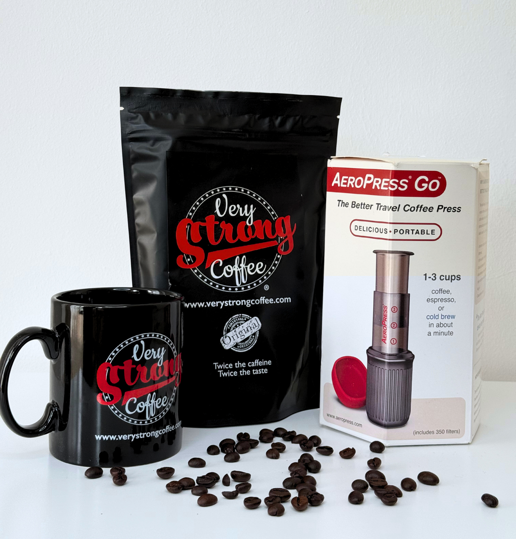 Fathers Day Gift - Very Strong Coffee with VSC Mug and Aeropress Go ...
